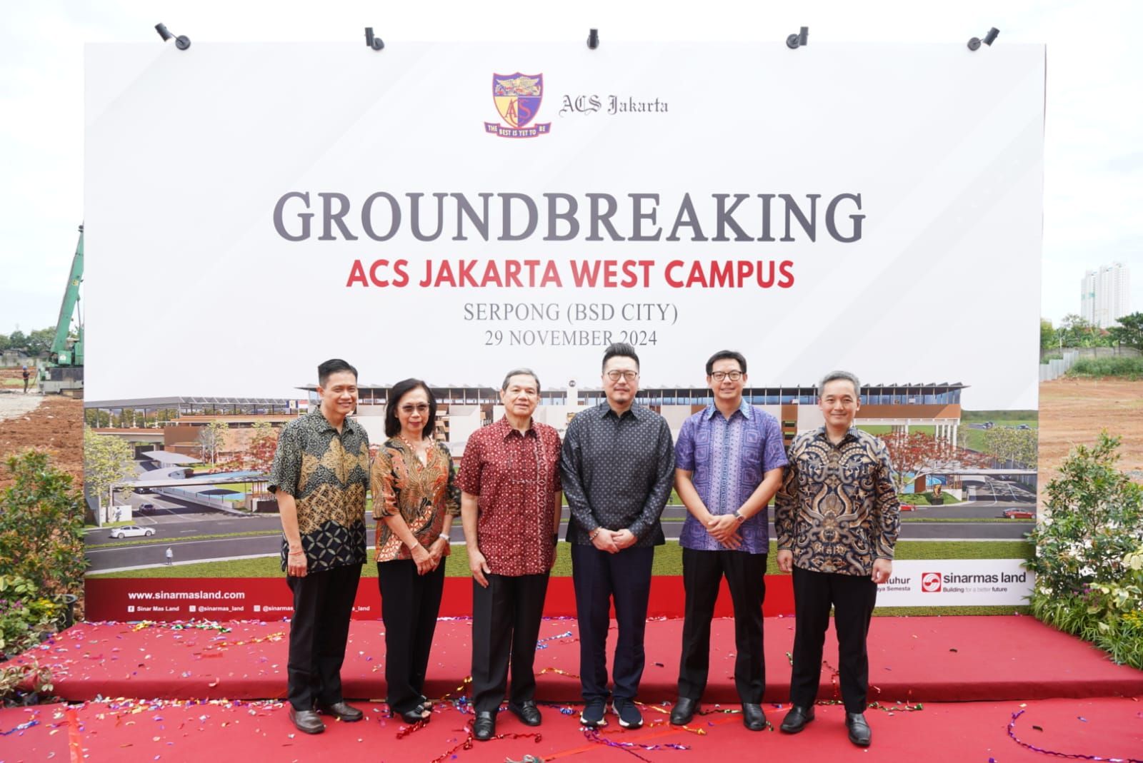 SML Gelar Groundbreaking Sekolah ACS Jakarta West Campus BSD City