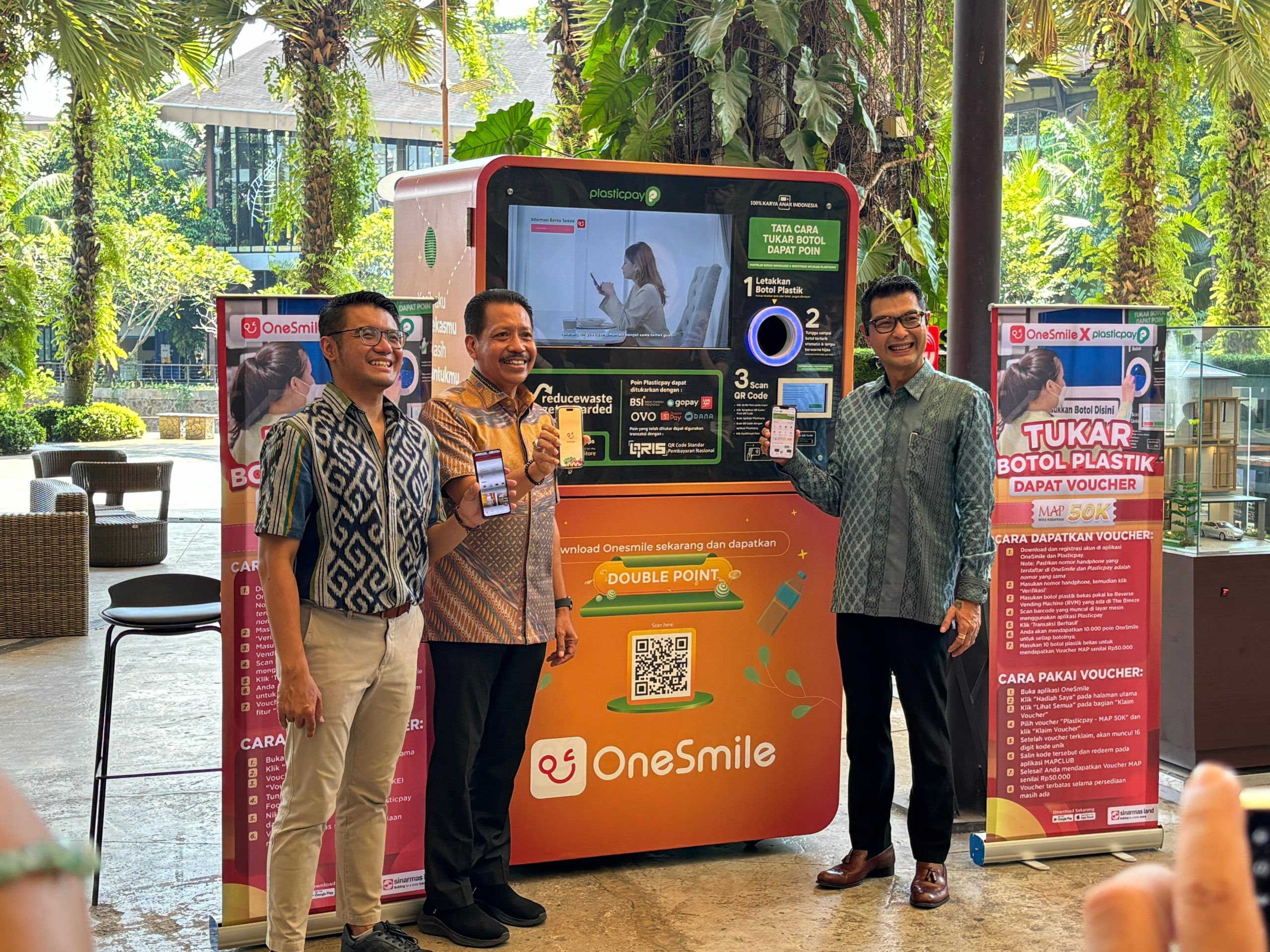Sinar Mas Land dan Plasticpay Resmikan Reverse Vending Machine