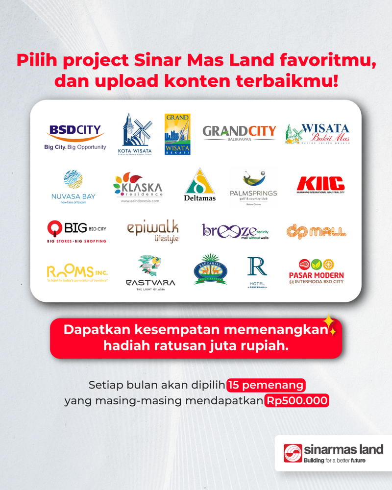 Sinar Mas Land Gelar Video Competition 2025, Berhadiah Ratusan Juta