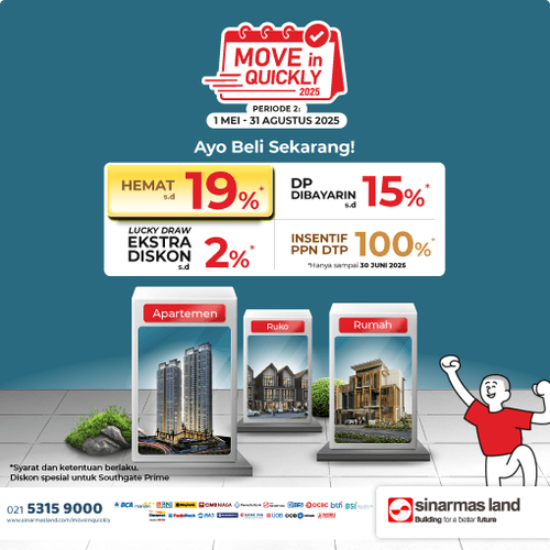 Lucky Draw May, Dapatkan Tambahan Promonya | Sinar Mas Land